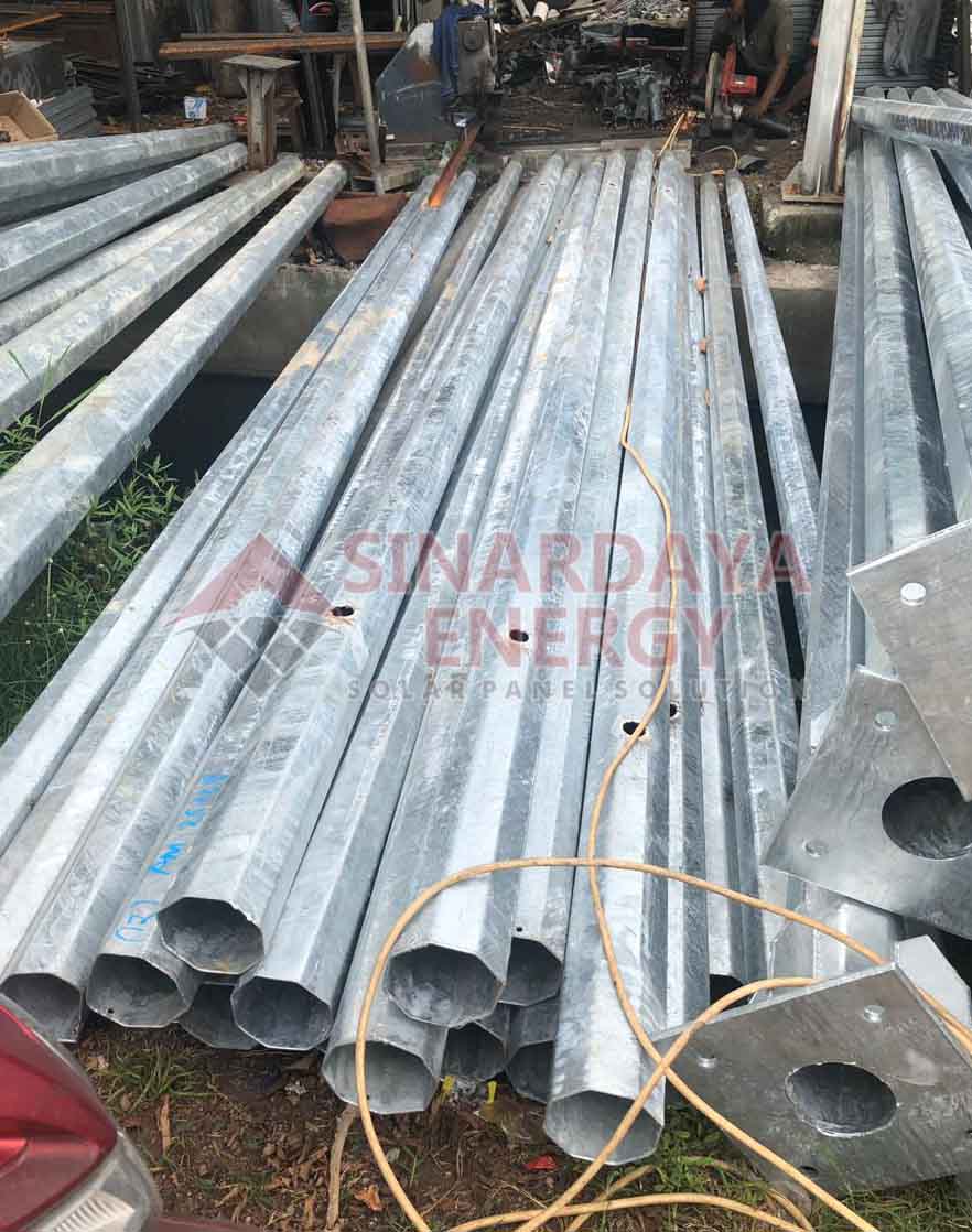 Harga Tiang PJU Hotdeep Galvanis Oktagonal Murah Berkualitas di Sorong ...